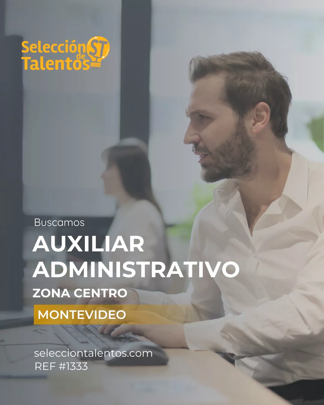 Oferta de Empleo: Auxiliar Administrativo en Empresa Zona Centro